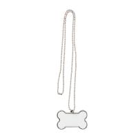 China Personalized Double Sided Metal Sublimation Dog Tags For Sublimation Photos Printing for sale