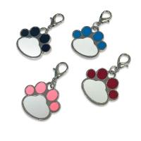 China Paw Shape Sublimation Dog Tag Blanks For Photos Printing Customized Pet Tags for sale
