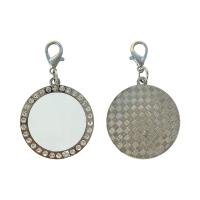 China Sublimation Dog Tags Blanks With Diamond Trim Accents Customized Pet Tags For Sublimation for sale