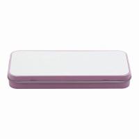 China Custom Sublimation Pencil Case Children Sublimation Pencil Case Tin Box With Aluminum Sheet for sale
