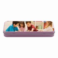 China Custom Sublimation Pencil Case Children Sublimation Pencil Case Tin Box With Aluminum Sheet for sale