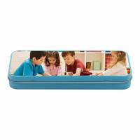 China Custom Sublimation Pencil Case Children Sublimation Pencil Case Tin Box With Aluminum Sheet for sale
