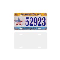 China Customized Various Sizes Of Sublimation Blank License Plates And License Plate Frame for sale
