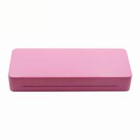 China Custom Sublimation Pencil Holder Case School Supplies Plastic Blanks Sublimation Pencil Cases for sale