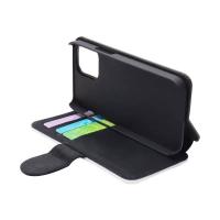China Shockproof Black PU Leather Wallet Flip Sublimation Phone Case With Stand For Apple for sale