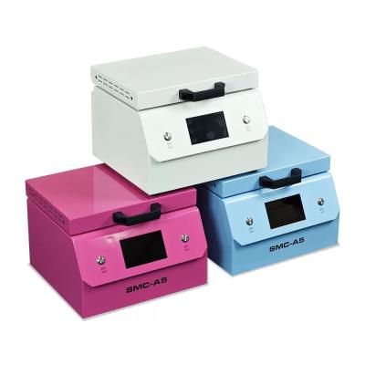 China Colored A5 Desktop Mini 3D Sublimation Machine SMC A5 For Sublimation Coated Phone Cases Printing 3d Vacuum Heat Press for sale