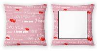 China I Love You Pillow Cases sublimation pillow for Valentine's Gift for sale