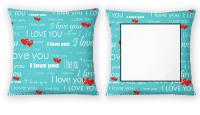 China I Love You Pillow Cases sublimation pillow for Valentine's Gift for sale