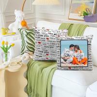 China I Love You Pillow Cases sublimation pillow for Valentine's Gift for sale