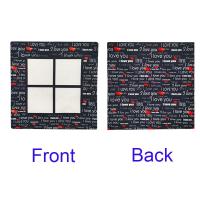 China Custom Lovers Linen Sublimation Pillow Cover 4 Panel Sublimation Pillow Case for sale
