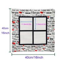 China Custom Lovers Linen Sublimation Pillow Cover 4 Panel Sublimation Pillow Case for sale