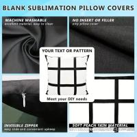 China DIY 9 Panel Sublimation Cushion Cover Printable Customized Design Blank Sublimation Pillowcases for sale