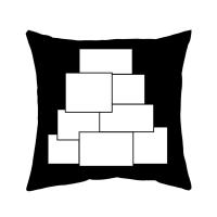 China Creative Different Styles Blank Sublimation Pillow Cover DIY Custom Print Chair Cushion for sale
