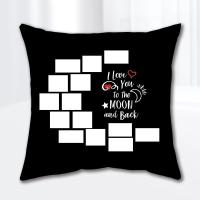 China Creative Different Styles Blank Sublimation Pillow Cover DIY Custom Print Chair Cushion for sale