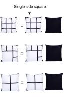 China Creative Different Styles Blank Sublimation Pillow Cover DIY Custom Print Chair Cushion for sale