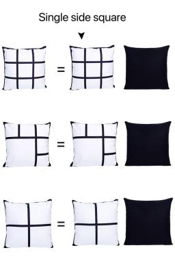 China Creative Different Styles Blank Sublimation Pillow Cover DIY Custom Print Chair Cushion for sale