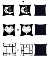 China Creative Different Styles Blank Sublimation Pillow Cover DIY Custom Print Chair Cushion for sale