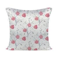 China 16 inch Sublimation Blanks Pillow Case Custom Print Logo 40x40CM White Cushion Cover Sublimation Satin Pillowcase for sale