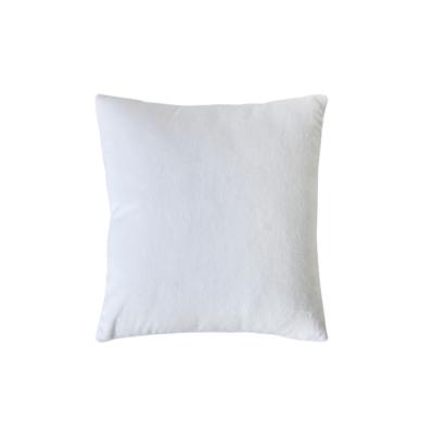 China Custom Decorative Pillow Covers Flannelette Pillow Case For Sublimation 40*40cm for sale