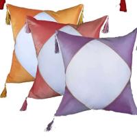 China Colored Sublimation Satin Pillowcase With Ear Of Wheat Wholesale Sublimation Blanks Pillowcase for sale