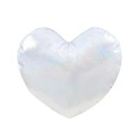 China Heart Shape Sublimation Colorful Pillowcase DIY Personalized Glittery Pillow Cover for sale