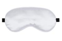 China DIY Personalized Double-Sided White Silk Sublimation Eye Mask Sleep Mask for sale