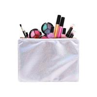China Personalized Double Sided Printable Glitter Cosmetic Bag Sublimation Blank Glitter Makeup Bag Pouch for sale