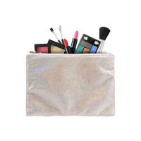 China Personalized Double Sided Printable Glitter Cosmetic Bag Sublimation Blank Glitter Makeup Bag Pouch for sale