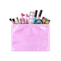 China Personalized Double Sided Printable Glitter Cosmetic Bag Sublimation Blank Glitter Makeup Bag Pouch for sale