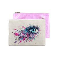China Personalized Double Sided Printable Glitter Cosmetic Bag Sublimation Blank Glitter Makeup Bag Pouch for sale