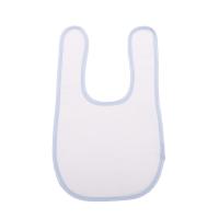 China Sublimation Blank Polyester Baby Bibs For Custom Printing for sale