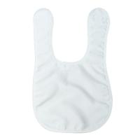 China Sublimation Blank Polyester Baby Bibs For Custom Printing for sale