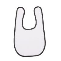 China Sublimation Blank Polyester Baby Bibs For Custom Printing for sale