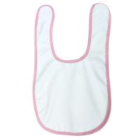 China Sublimation Blank Polyester Baby Bibs For Custom Printing for sale