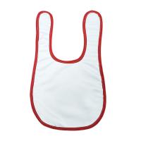 China Sublimation Blank Polyester Baby Bibs For Custom Printing for sale