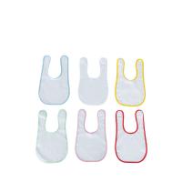China Sublimation Blank Polyester Baby Bibs For Custom Printing for sale