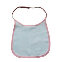 China Washable Sublimation Baby Blanks Baby Bib For Sublimation Printing for sale