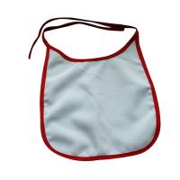China Washable Sublimation Baby Blanks Baby Bib For Sublimation Printing for sale