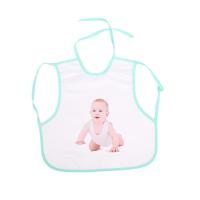 China Custom Polyester Sublimation Baby Bib Blanks For Heat Press for sale