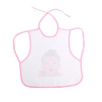 China Custom Polyester Sublimation Baby Bib Blanks For Heat Press for sale