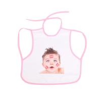 China Custom Polyester Sublimation Baby Bib Blanks For Heat Press for sale