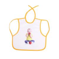 China Custom Polyester Sublimation Baby Bib Blanks For Heat Press for sale