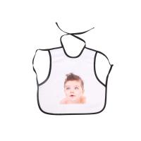 China Custom Polyester Sublimation Baby Bib Blanks For Heat Press for sale