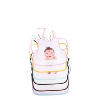 China Custom Polyester Sublimation Baby Bib Blanks For Heat Press for sale