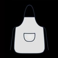 China Sublimation Textiles Sublimation Blank Aprons With Pockets For Heat Press Cooking Kitchen Aprons For Men And Women Chef for sale