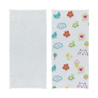 China Newborn Sublimation Burp Cloth Towel DIY Custom Print Sublimation Burp Rags Bib for sale