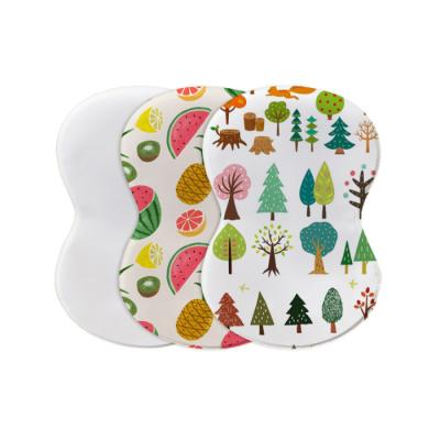 China Blank White Polyester Sublimation Baby Burp Cloth for sale