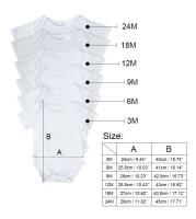 China Cotton Feel Polyester Onesie Blanks Short Sleeve Sublimation Romper Blanks for sale