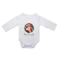 China Newborn Infant Long Sleeve Sublimation Onesie Blanks For Heat Transfer Printing Onesies For Sublimation for sale