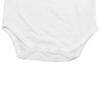 China Blank White Sublimation Baby Vest Onesie Custom Infant Bodysuit Blanks for sale